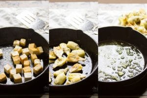Tofu & Artichoke Scampi - Connoisseurus Veg