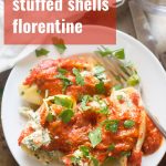 Vegan Stuffed Shells Florentine - Connoisseurus Veg