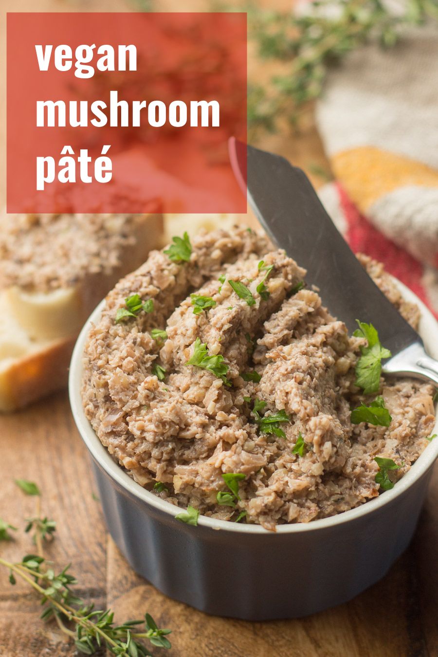 Easy Vegan Breakfasts: Vegan Mushroom Pâté