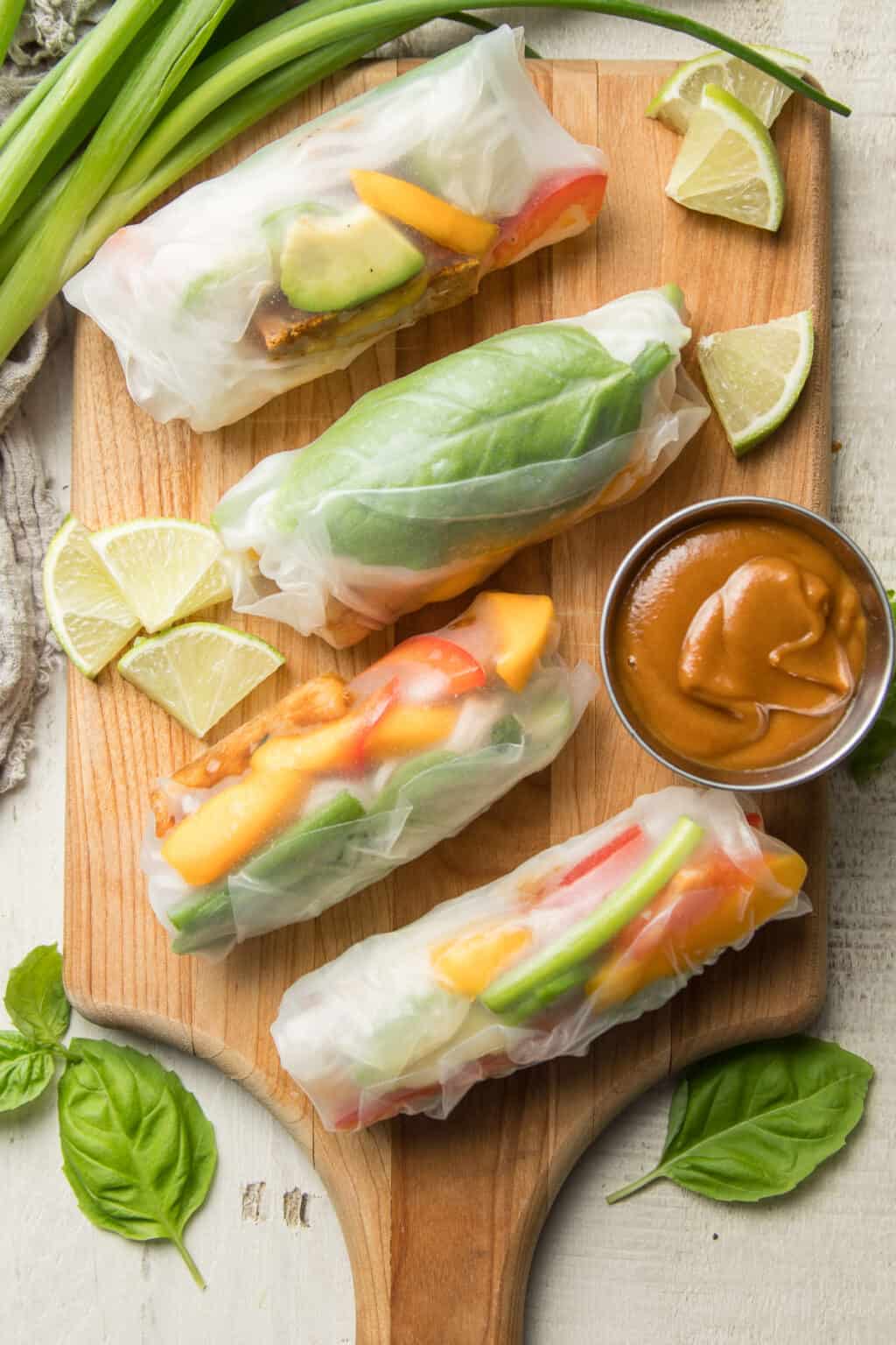 Vegan Summer Rolls - Connoisseurus Veg
