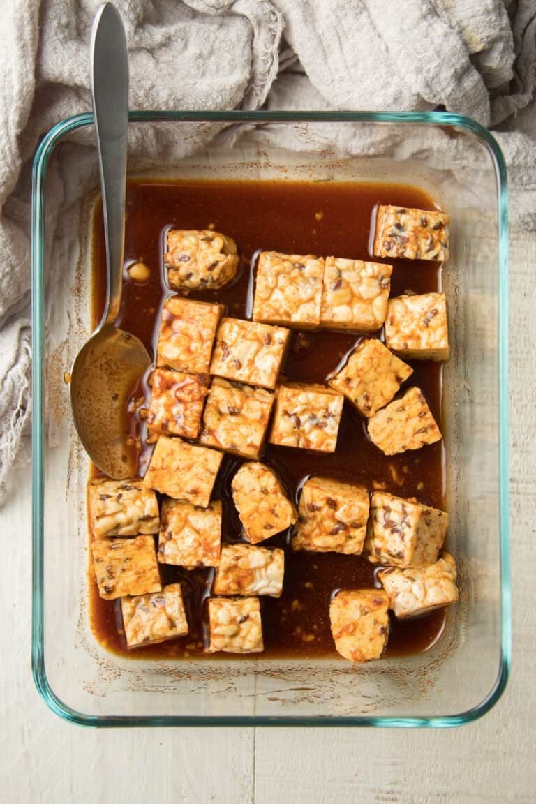 Irresistible Smoky Marinated Tempeh - Connoisseurus Veg