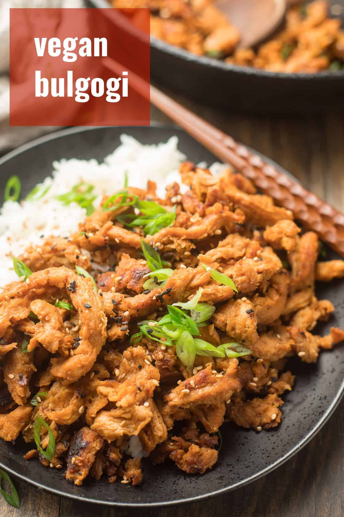 Vegan Bulgogi - Connoisseurus Veg