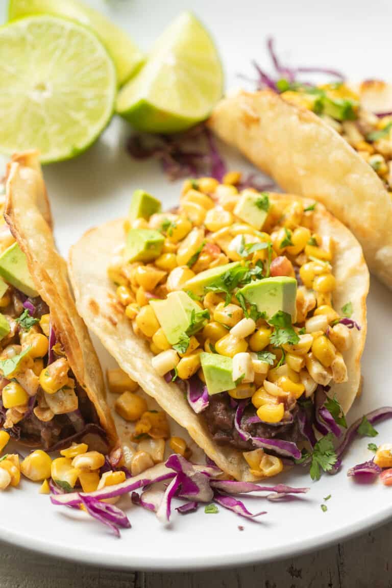 Street Corn Tacos - Connoisseurus Veg