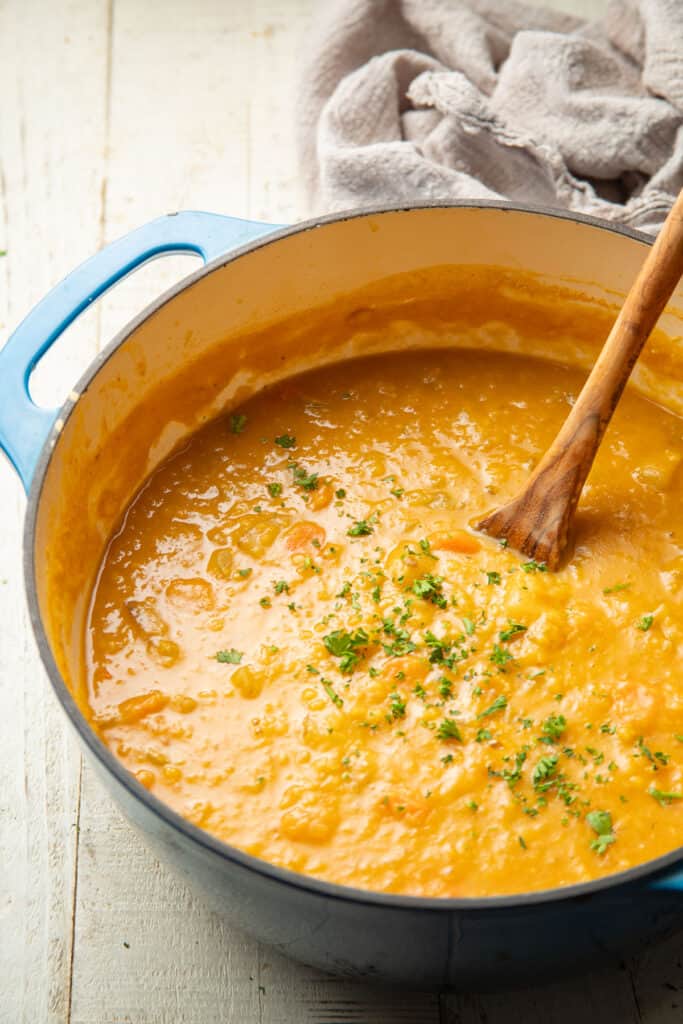 Yellow Split Pea Soup (Easy & Hearty!) - Connoisseurus Veg