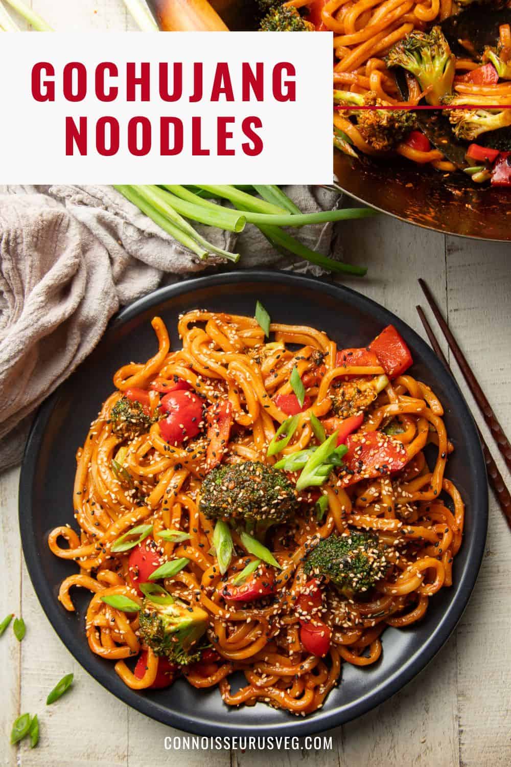 Easy Thai Red Curry Noodles - Connoisseurus Veg