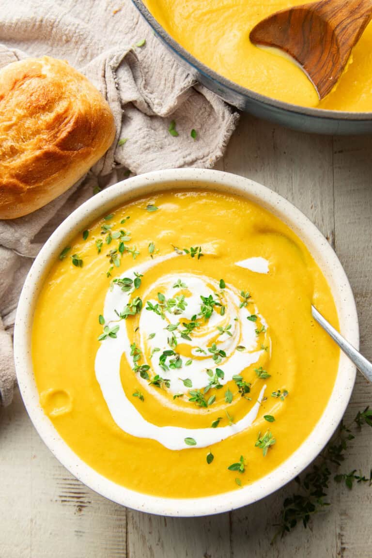 Savory Summer Squash Soup - Connoisseurus Veg