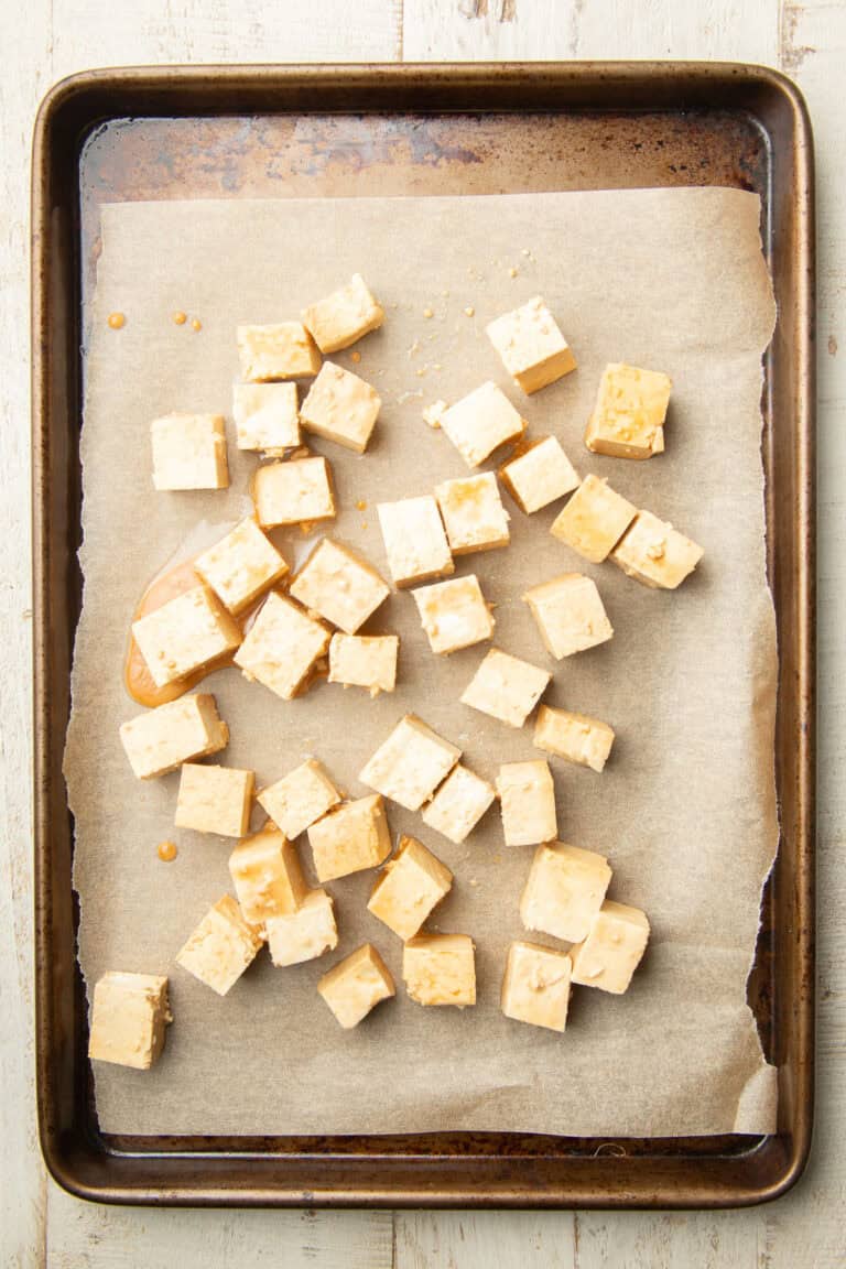 Crispy Baked Teriyaki Tofu - Connoisseurus Veg