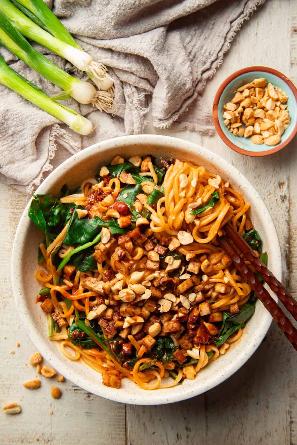 Vegan Dan Dan Noodles (Easy Recipe!) - Connoisseurus Veg