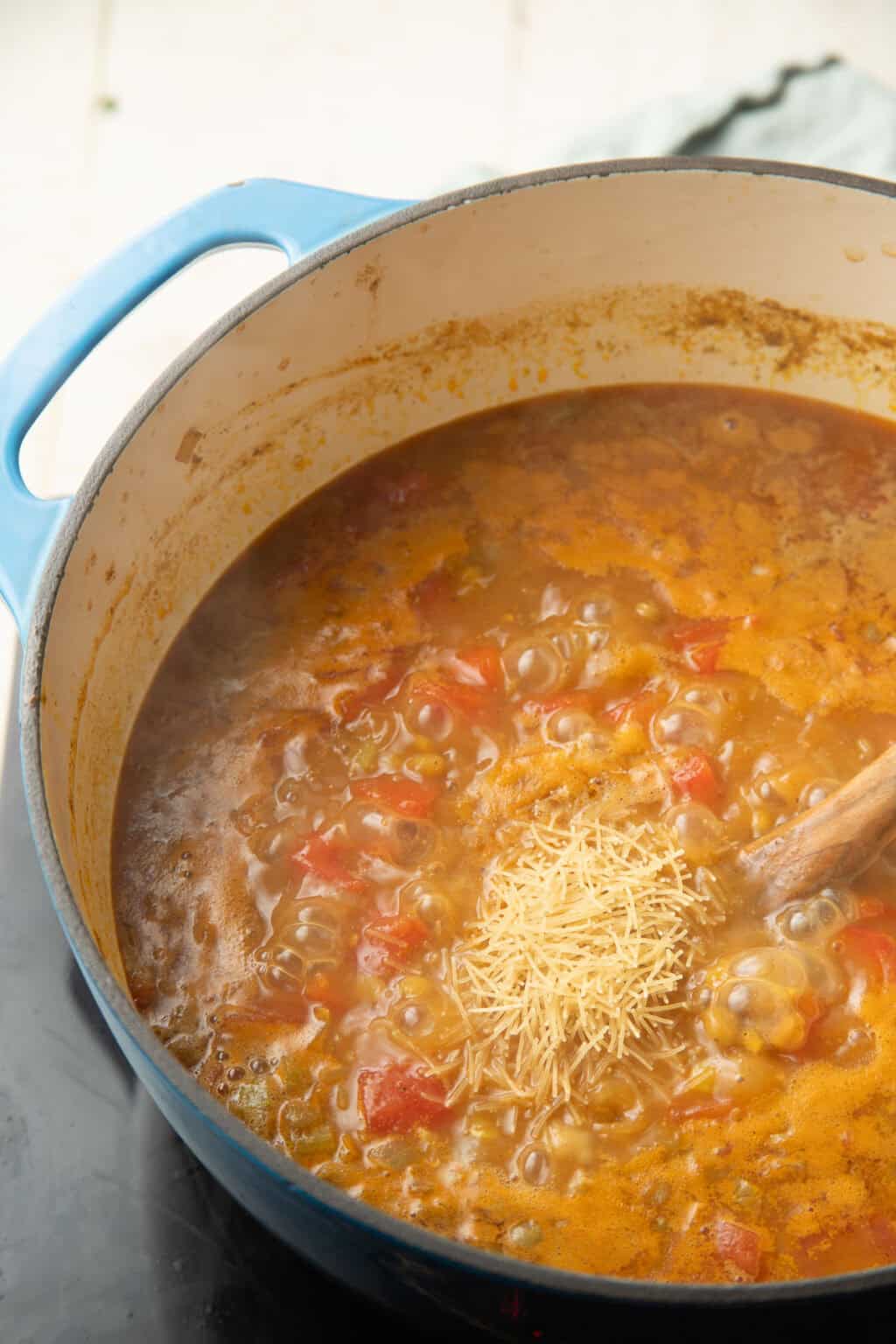 Moroccan Harira Soup (Easy Recipe!) - Connoisseurus Veg
