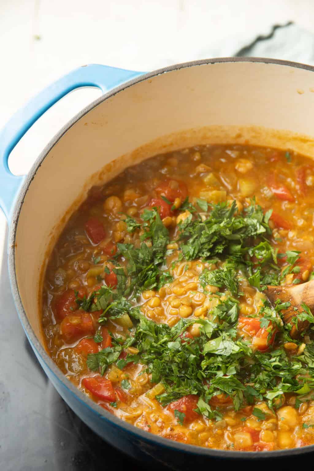 Moroccan Harira Soup (Easy Recipe!) - Connoisseurus Veg