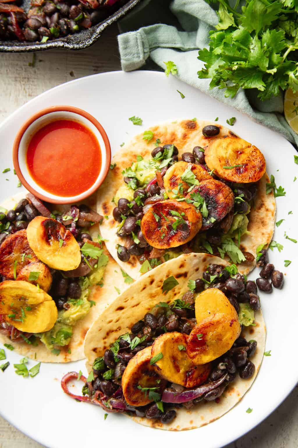 Plantain Tacos (30 Minutes!) - Connoisseurus Veg