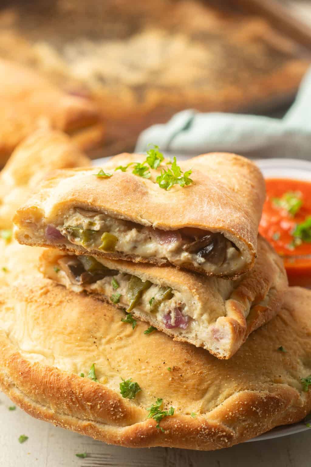 Vegan Calzones - Connoisseurus Veg