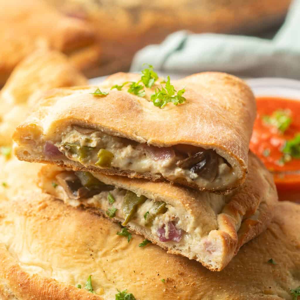 Vegan Calzones - Connoisseurus Veg