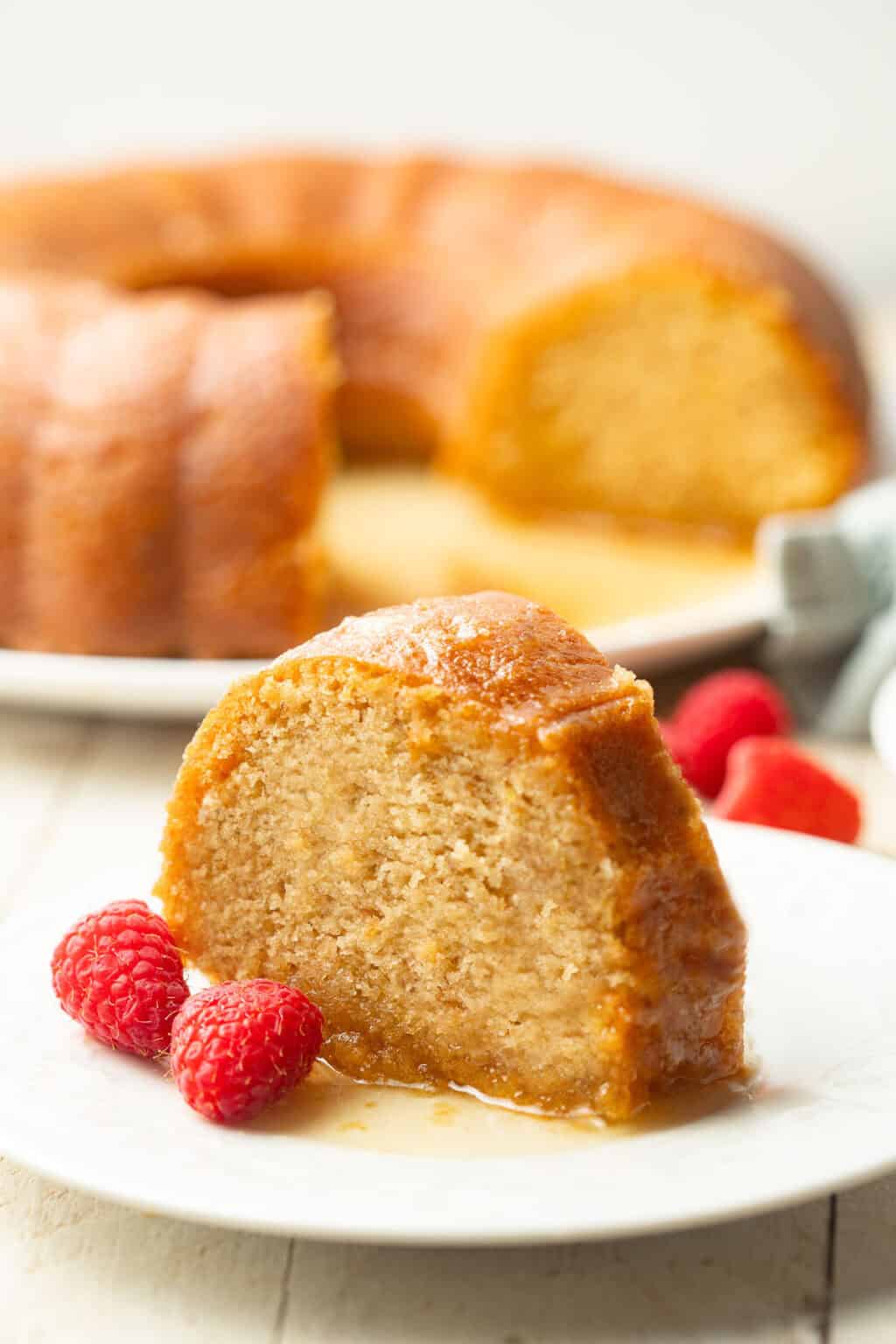 Vegan Rum Cake - Connoisseurus Veg
