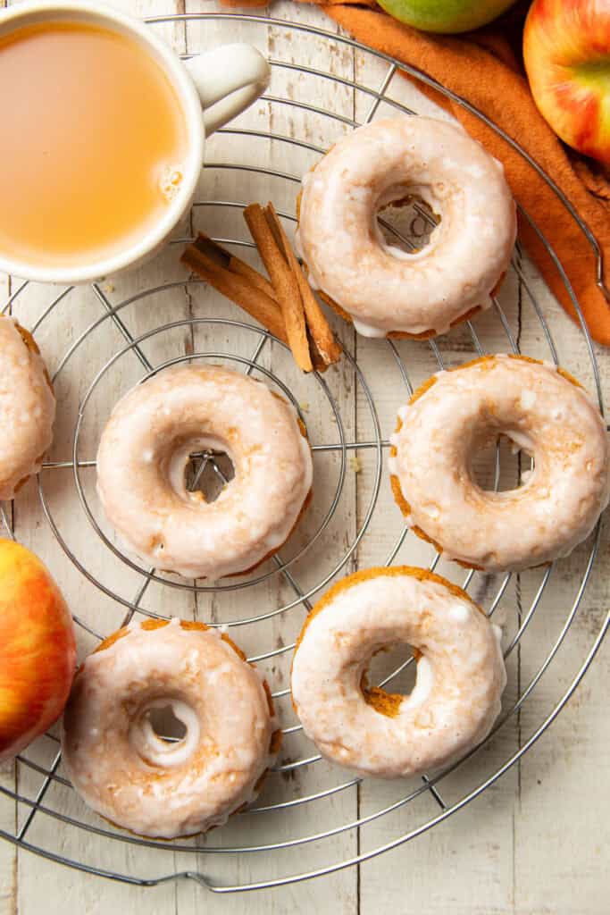 Vegan Gingerbread Doughnuts
