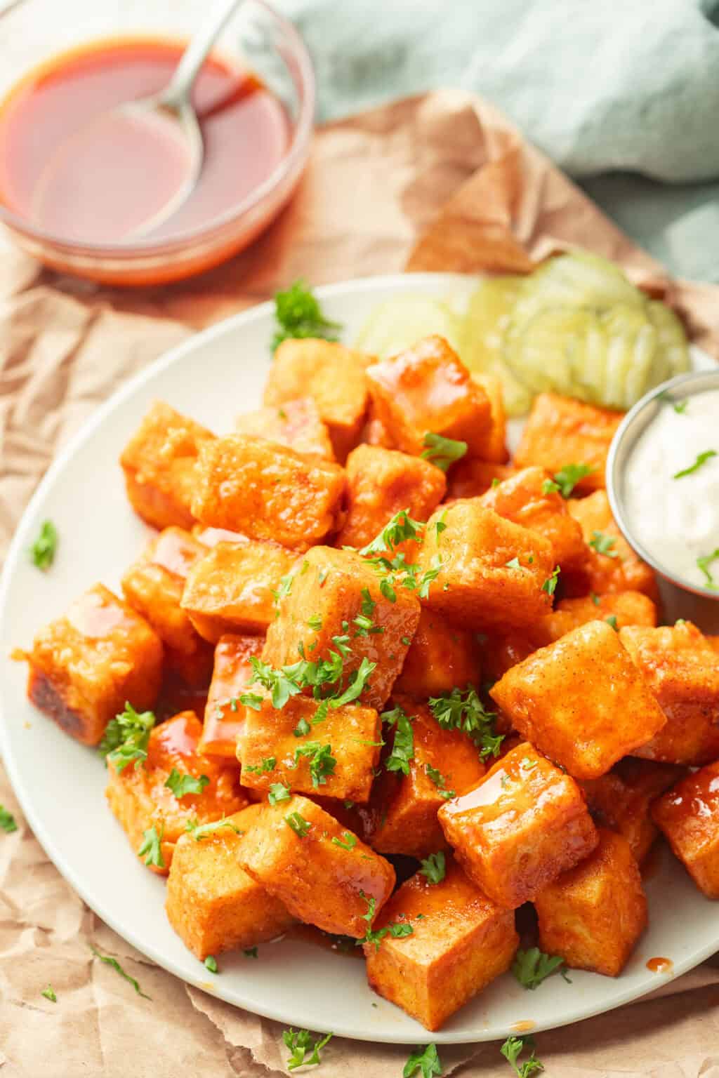 Nashville Hot Tofu - Connoisseurus Veg
